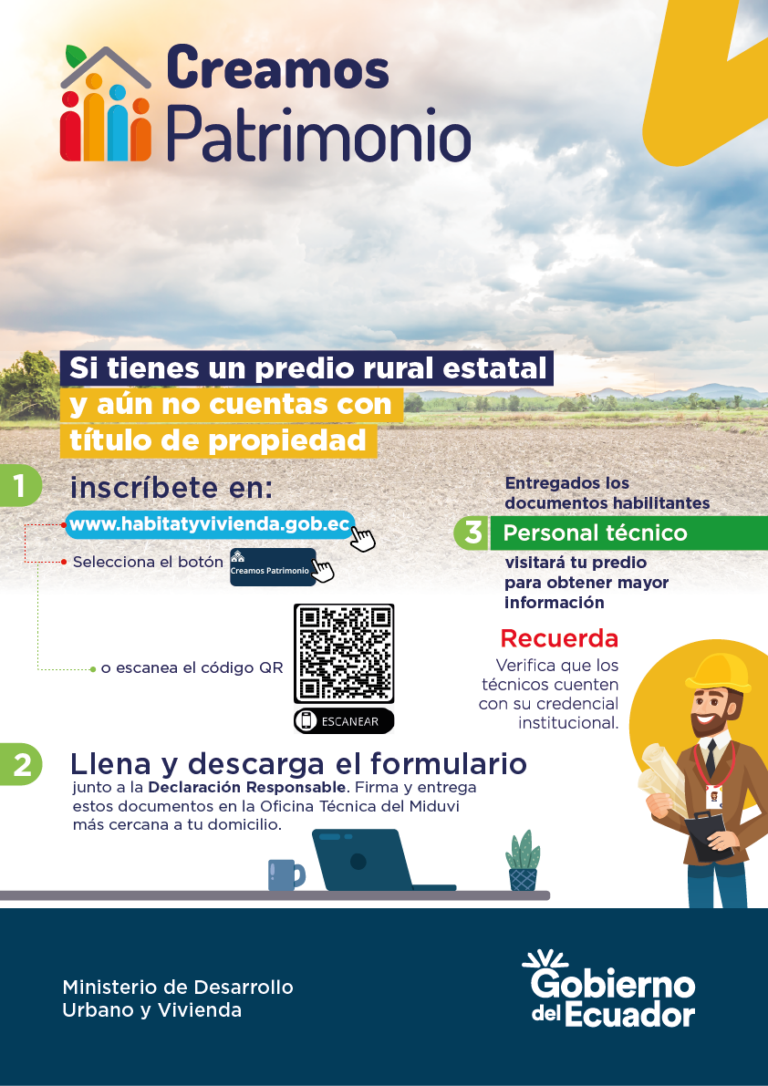 Miduvi impulsa registro nacional para titularización de predios rurales ...